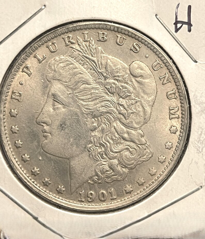 1901 Morgan One Dollar – Replica Collectible Coin - Etsy