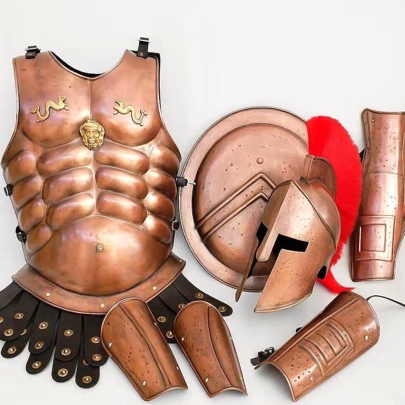 Spartan Warrior Full Armor Suit – Medieval Knight Costume – 300 ...