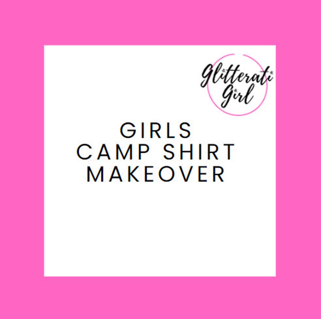 Girls Camp Shirt Makeover - Etsy