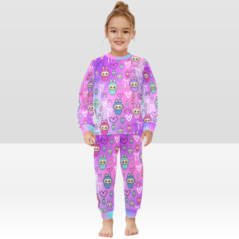 Labubu Kid Pajamas - Etsy