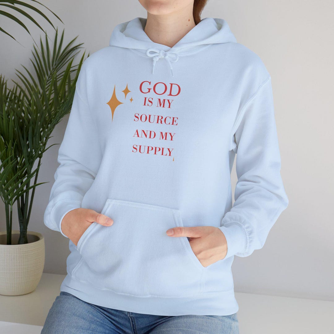God is My Source Hoodie | Christian Comfort Faith Apparel - Etsy