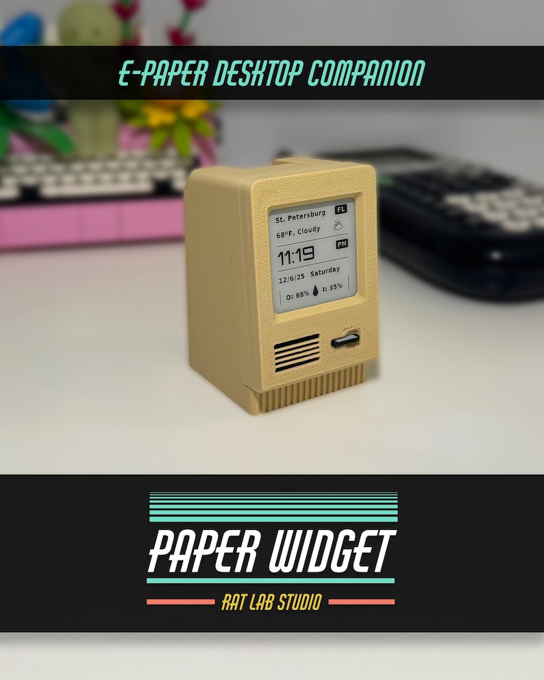 Paper Widget - A Vintage Themed Desktop Companion - Etsy