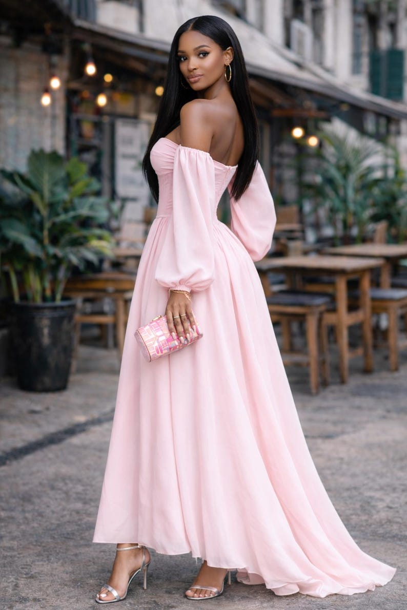 Kente & Clay Light Pink Maxi Dress African Fabric Purse - Etsy