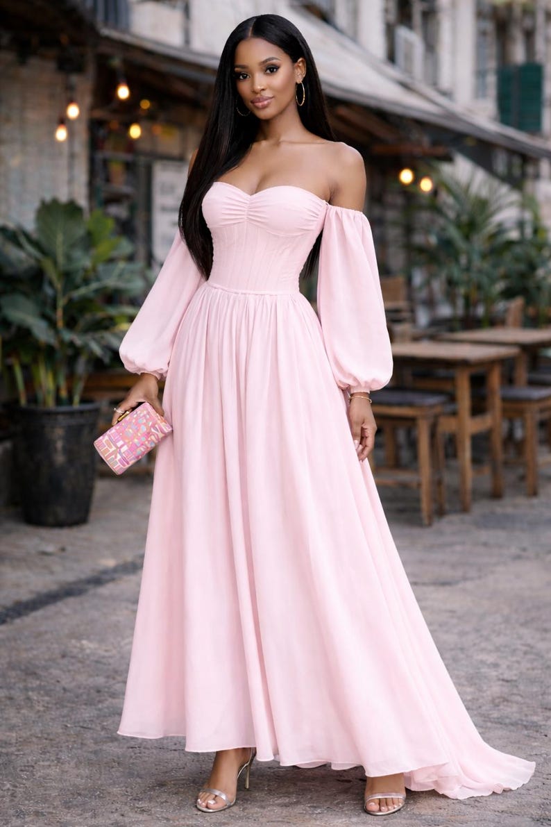 Kente & Clay Light Pink Maxi Dress African Fabric Purse - Etsy