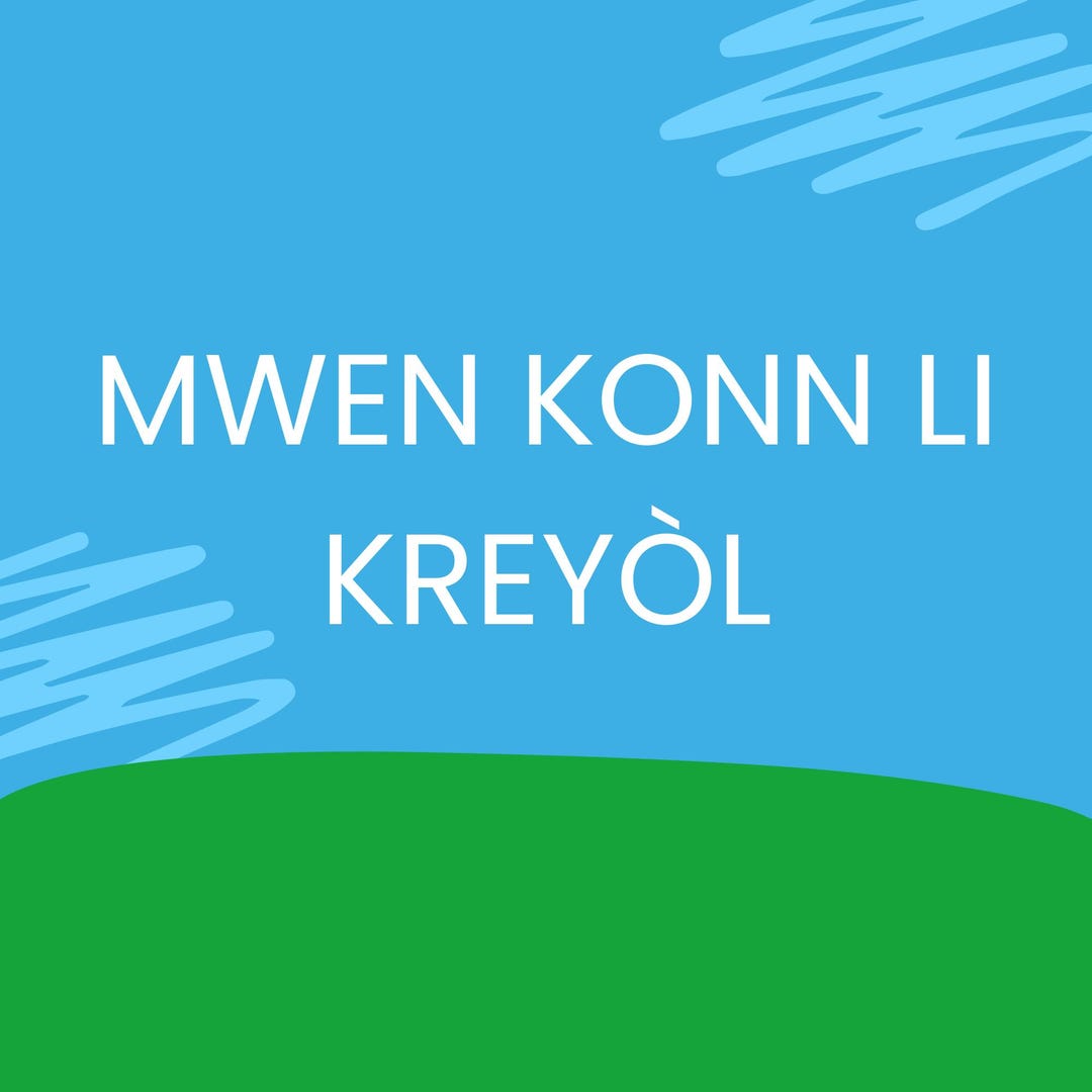 Mwen Konn Li Kreyòl | Haitian Creole Children’s Book | Early Reader PDF ...