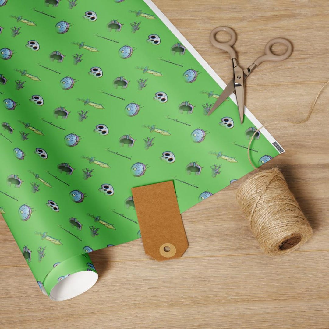 Adventurer’s Acid Drip Wrapping Paper Roll - Etsy