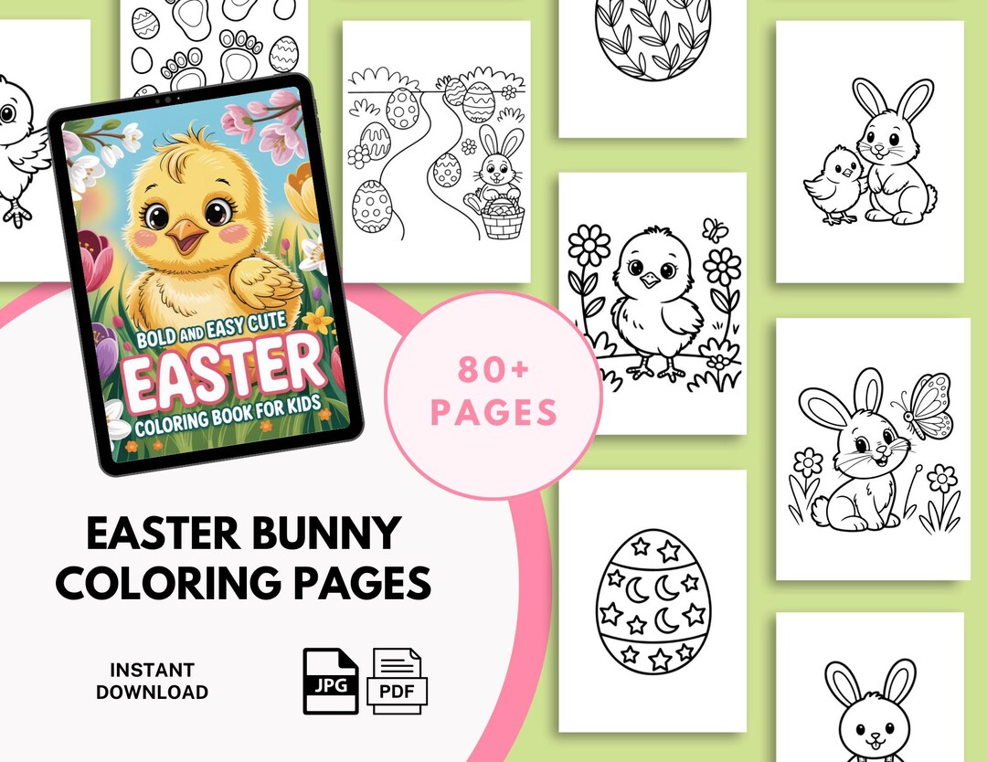 Easter Classroom Coloring Pages | Teacher Sub Plan Printable | Spring ...