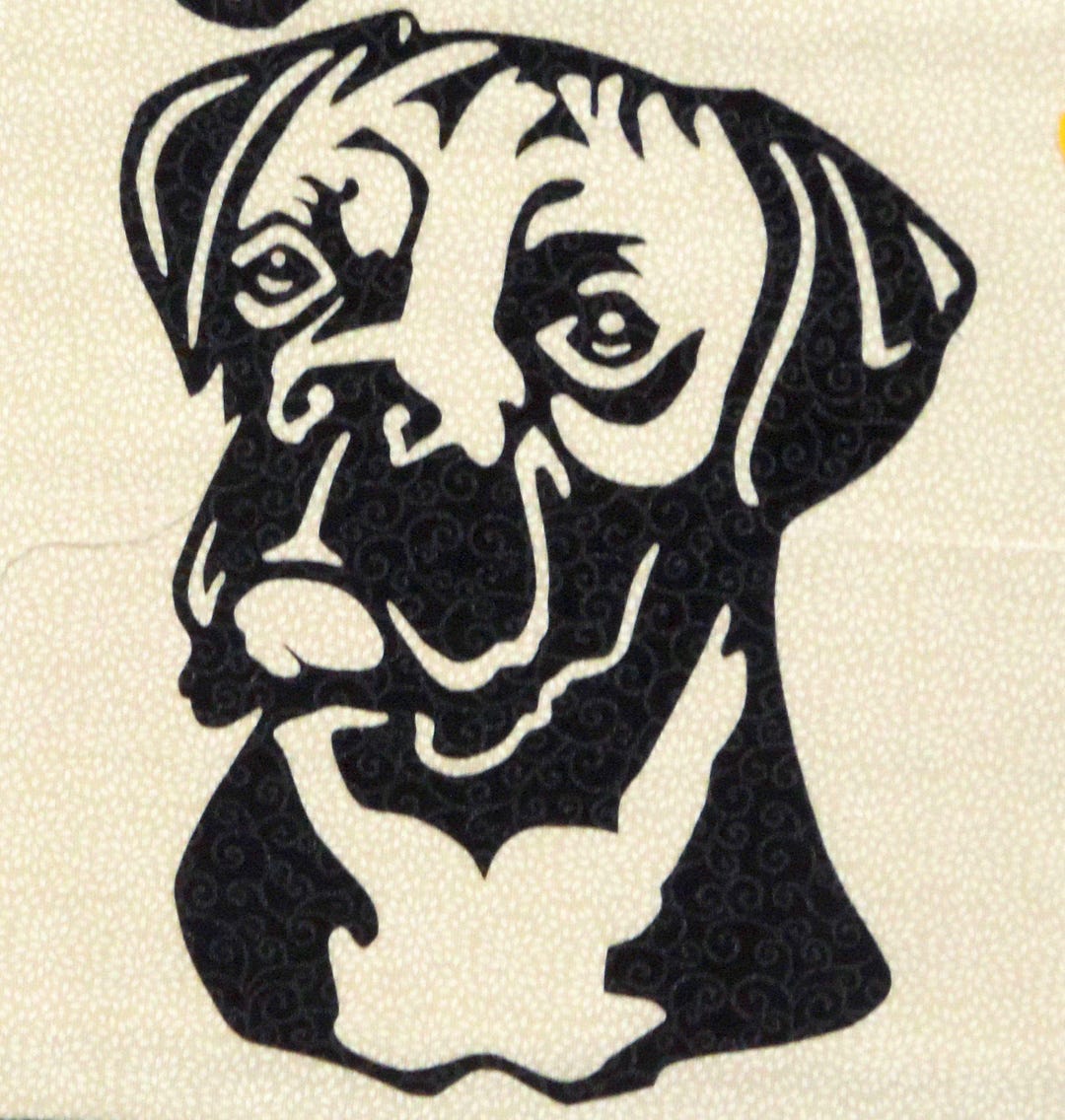 Boxer Laser-cut, Pre-fused, Pre-cut Applique - Etsy