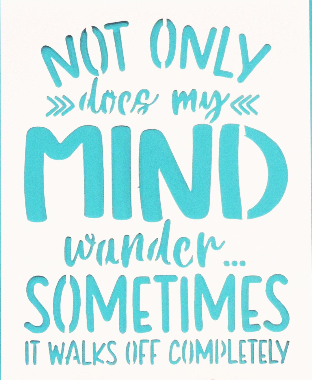 747 Mind Wonder Stencil - Etsy