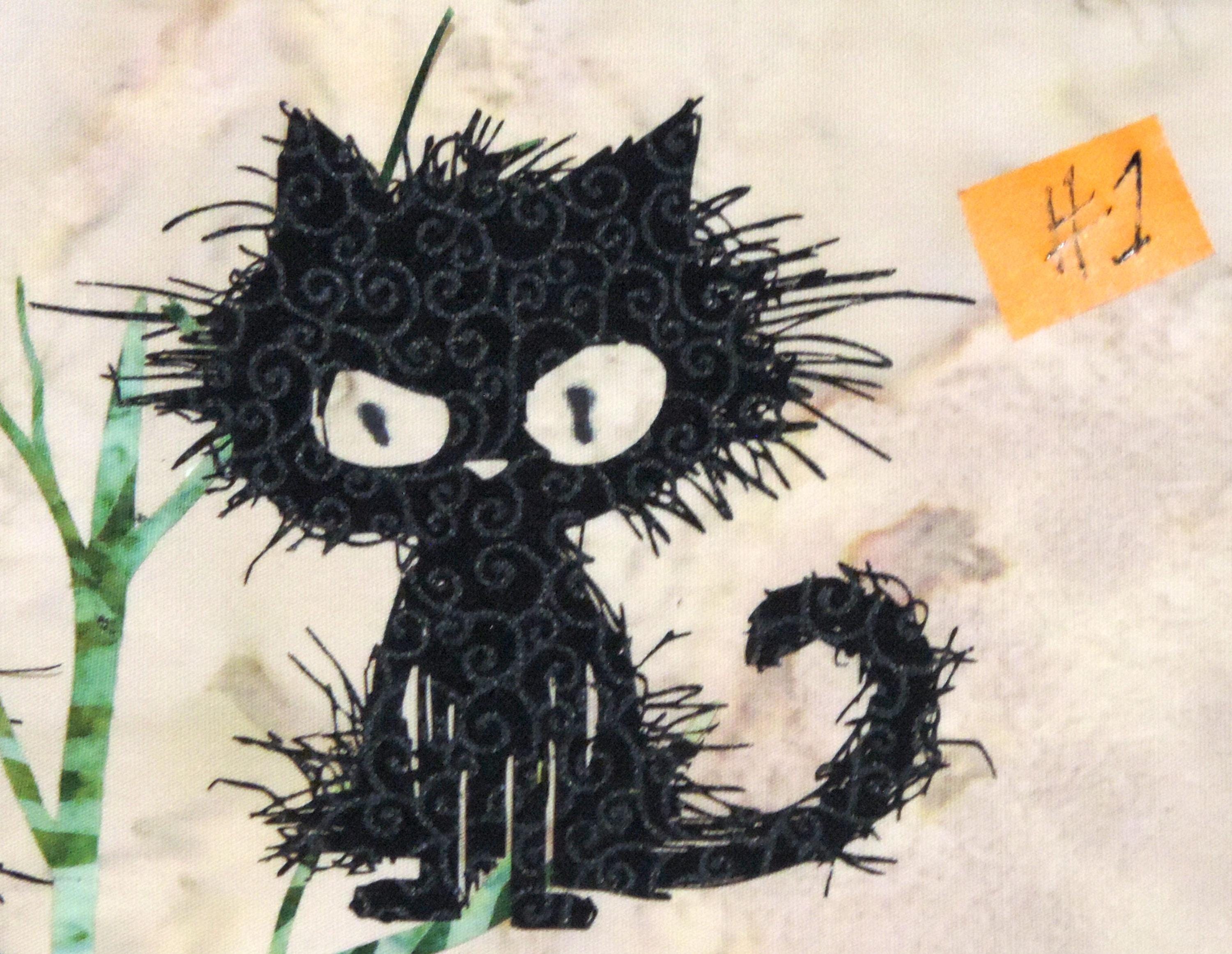 We're Fine Cats Laser-cut Wall Hanging Applique, Pre-fused, Pre-cut - Etsy
