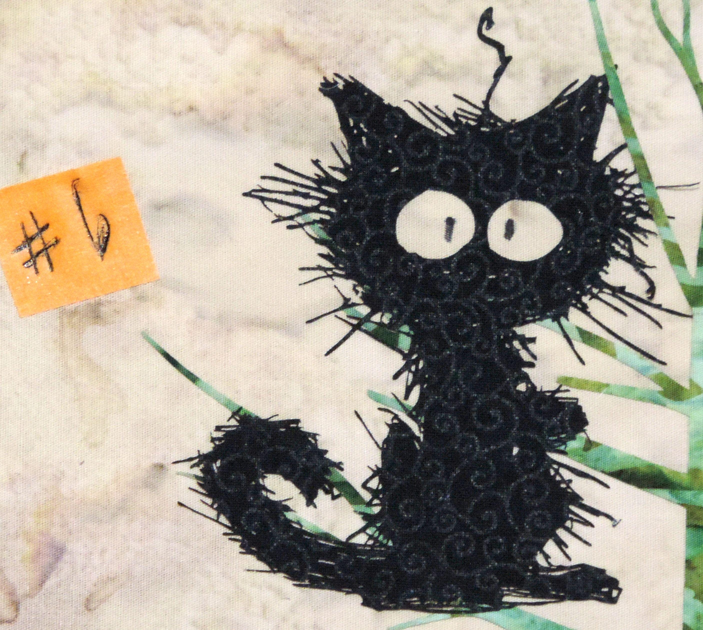 We're Fine Cats Laser-cut Wall Hanging Applique, Pre-fused, Pre-cut - Etsy