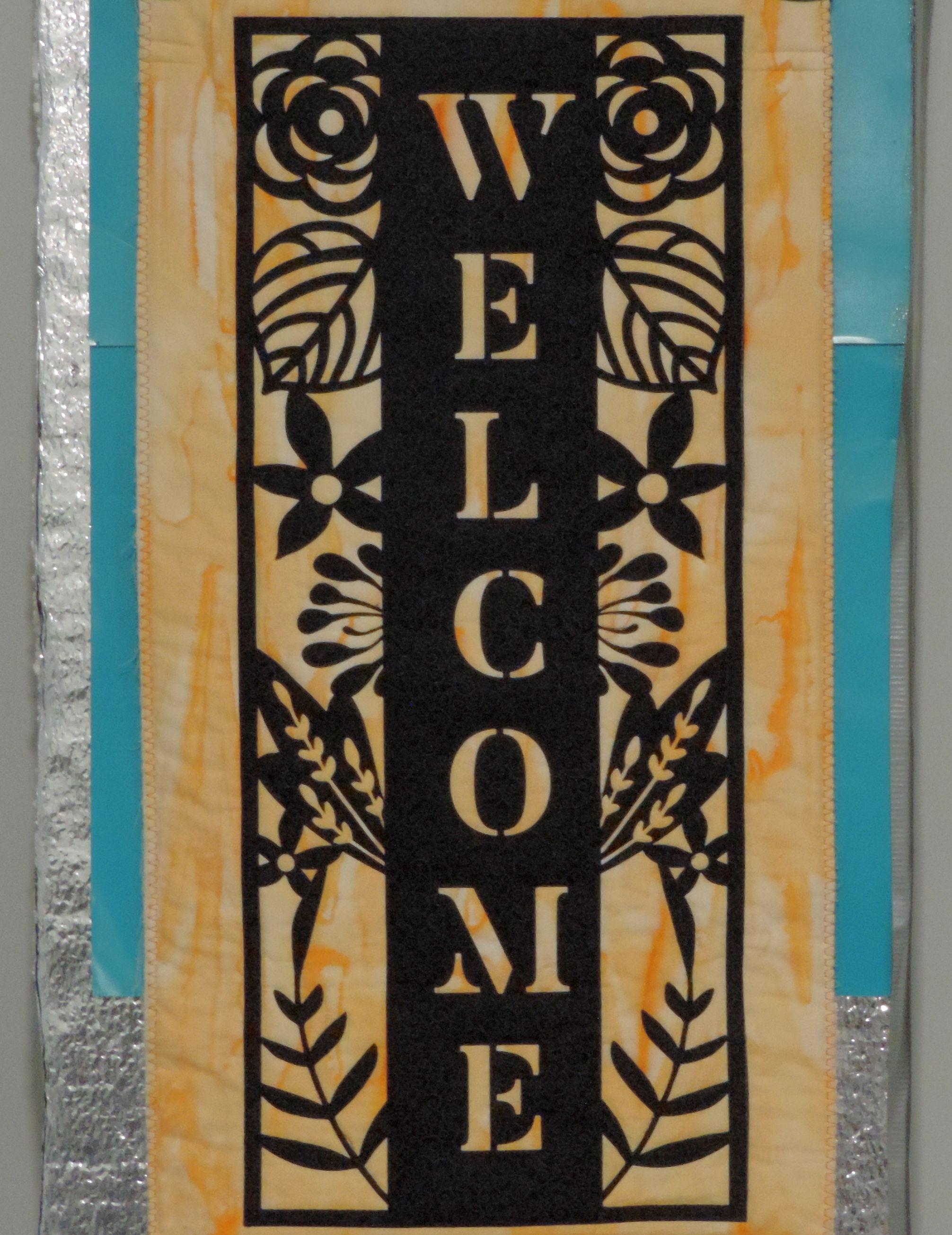 Welcome Sign Laser-cut, Pre-cut Applique - Etsy