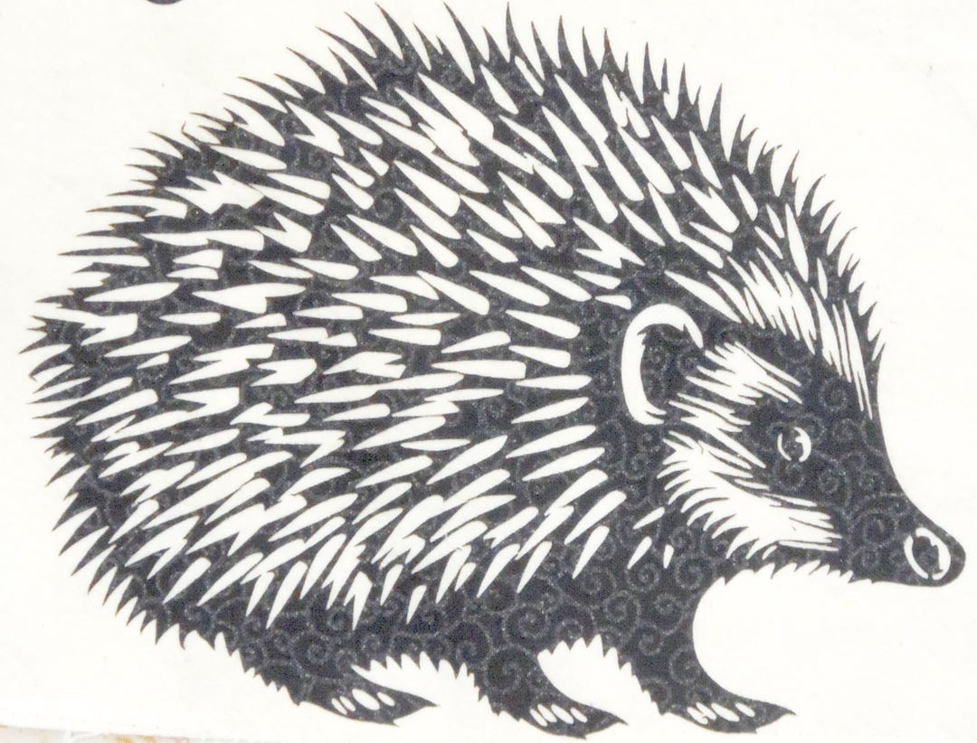 Hedgehog Laser-cut Applique, Pre-fused, Pre-cut - Etsy