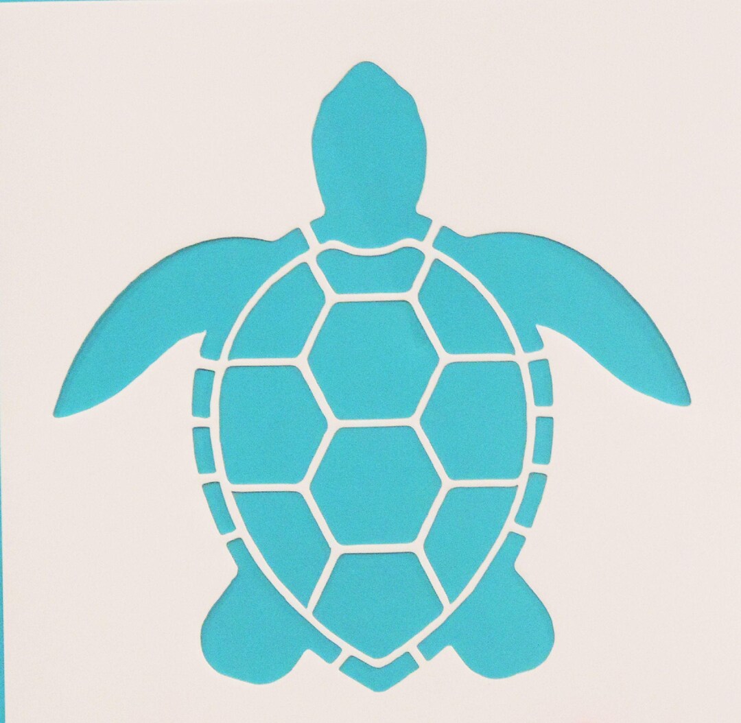 Turtle 3 Stencil - Etsy