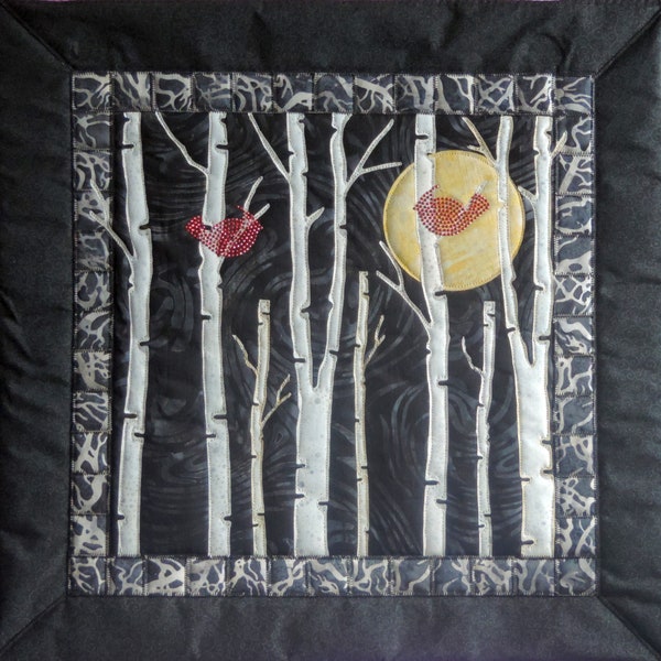 Birch Tree Quilt - Etsy