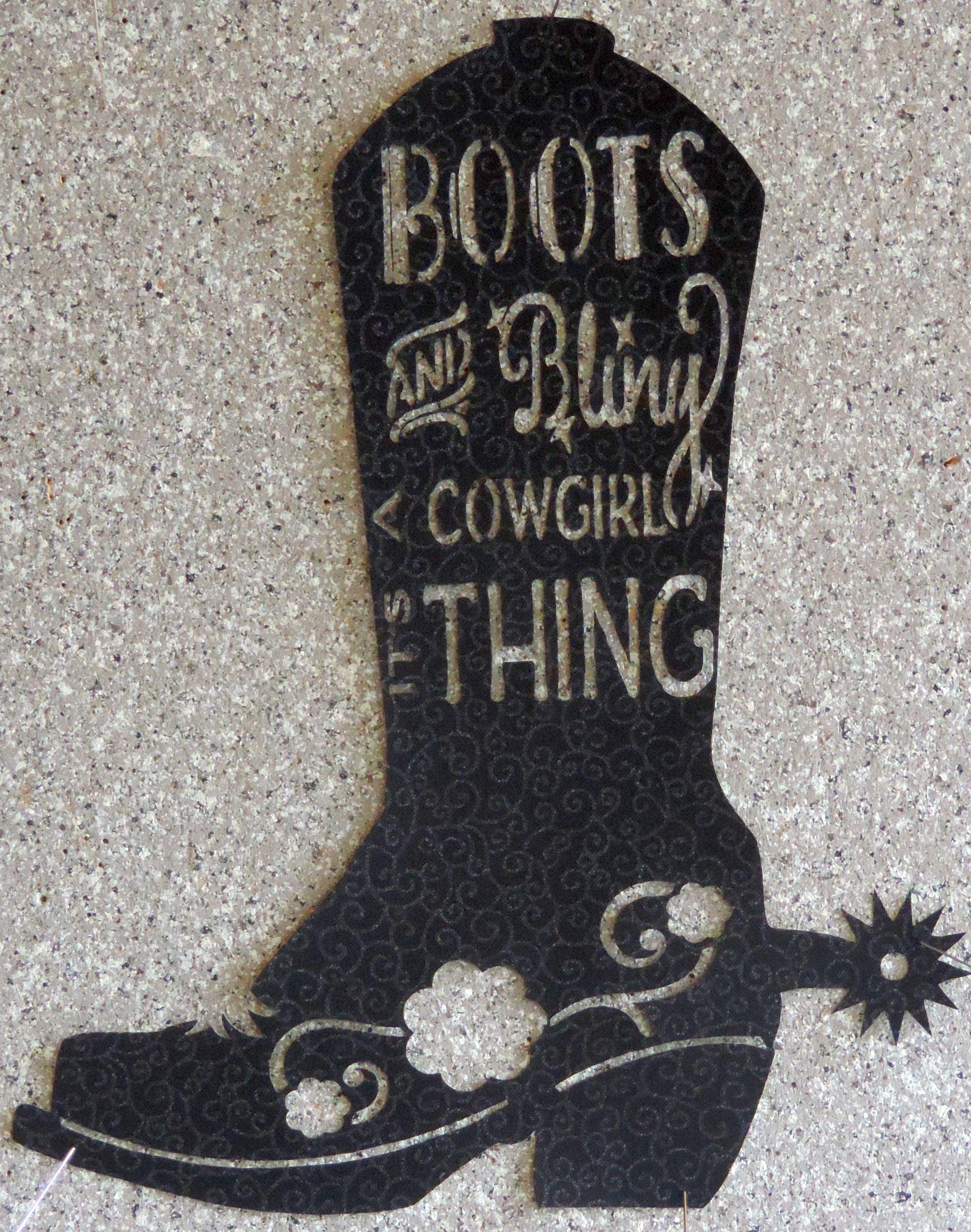 Boot Laser-cut, Pre-fused, Pre-cut Applique - Etsy