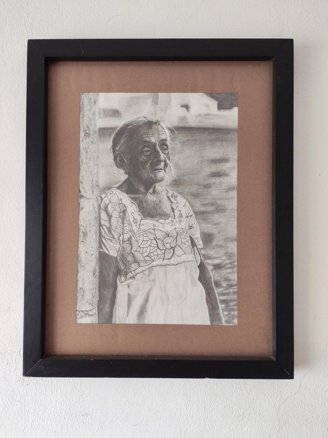 Elder Yucatán - Original Realistic Pencil Drawing - Etsy