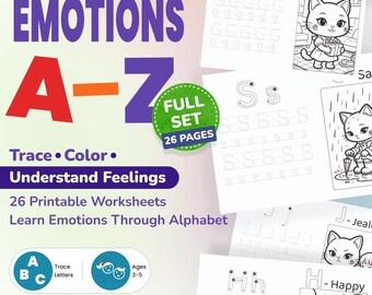 Community Helpers Alphabet Tracing Worksheets – A-Z Letter Practice for ...
