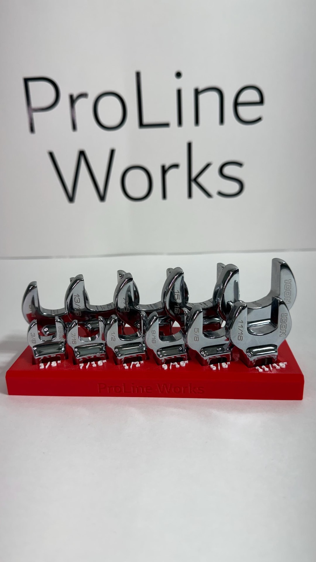Crowfoot Wrench Organizer – Magnetic Crow’s Foot Wrench Holder for SAE ...