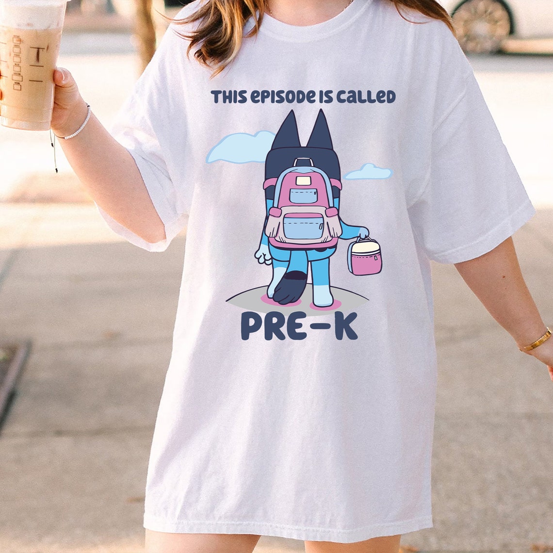 Bluey Back to School Png, This Episode is Called Pre-k Png, Bluey and ...