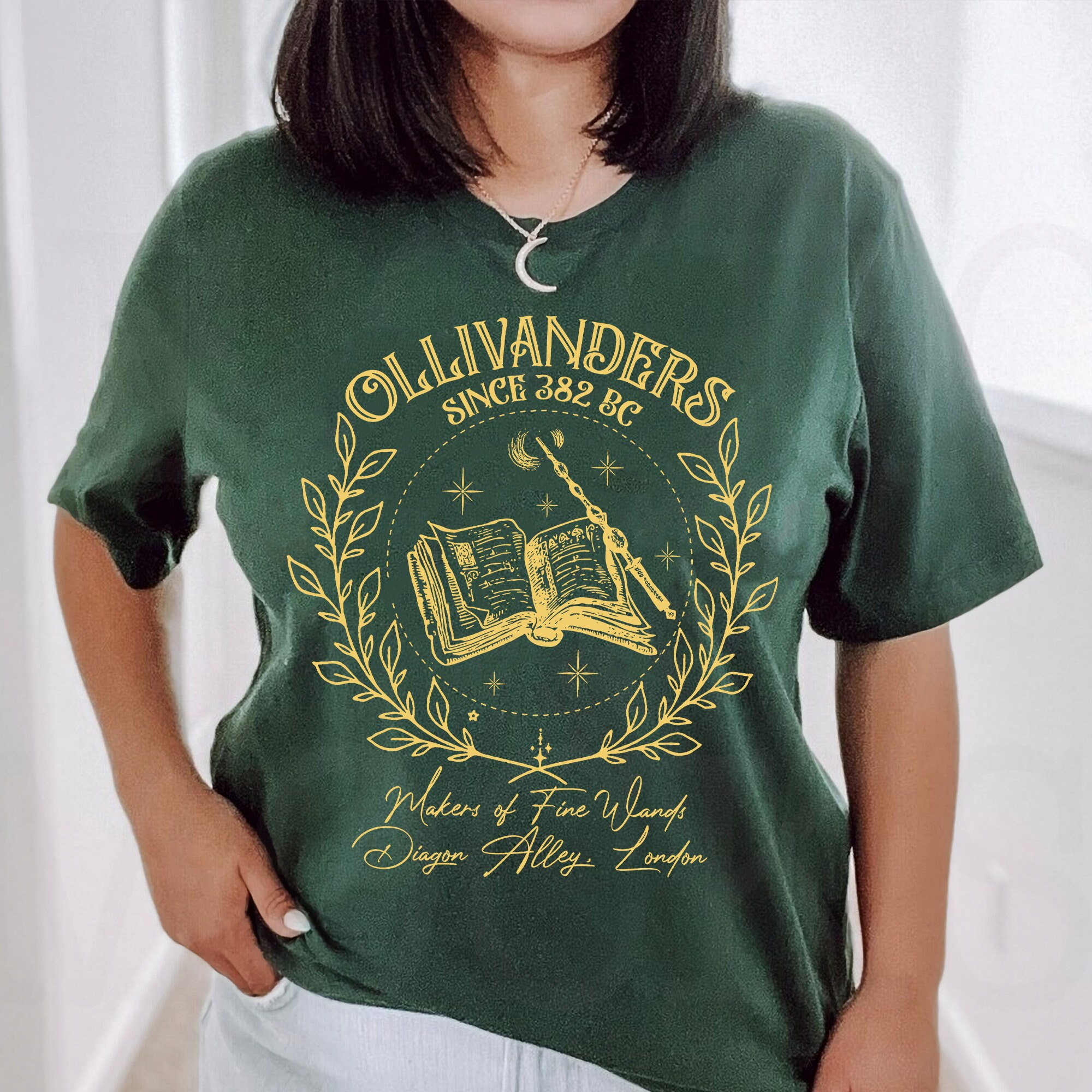 Ollivanders Wand Shop Shirt, Wizard Book Shop Sweatshirt, Wizard Shirt ...