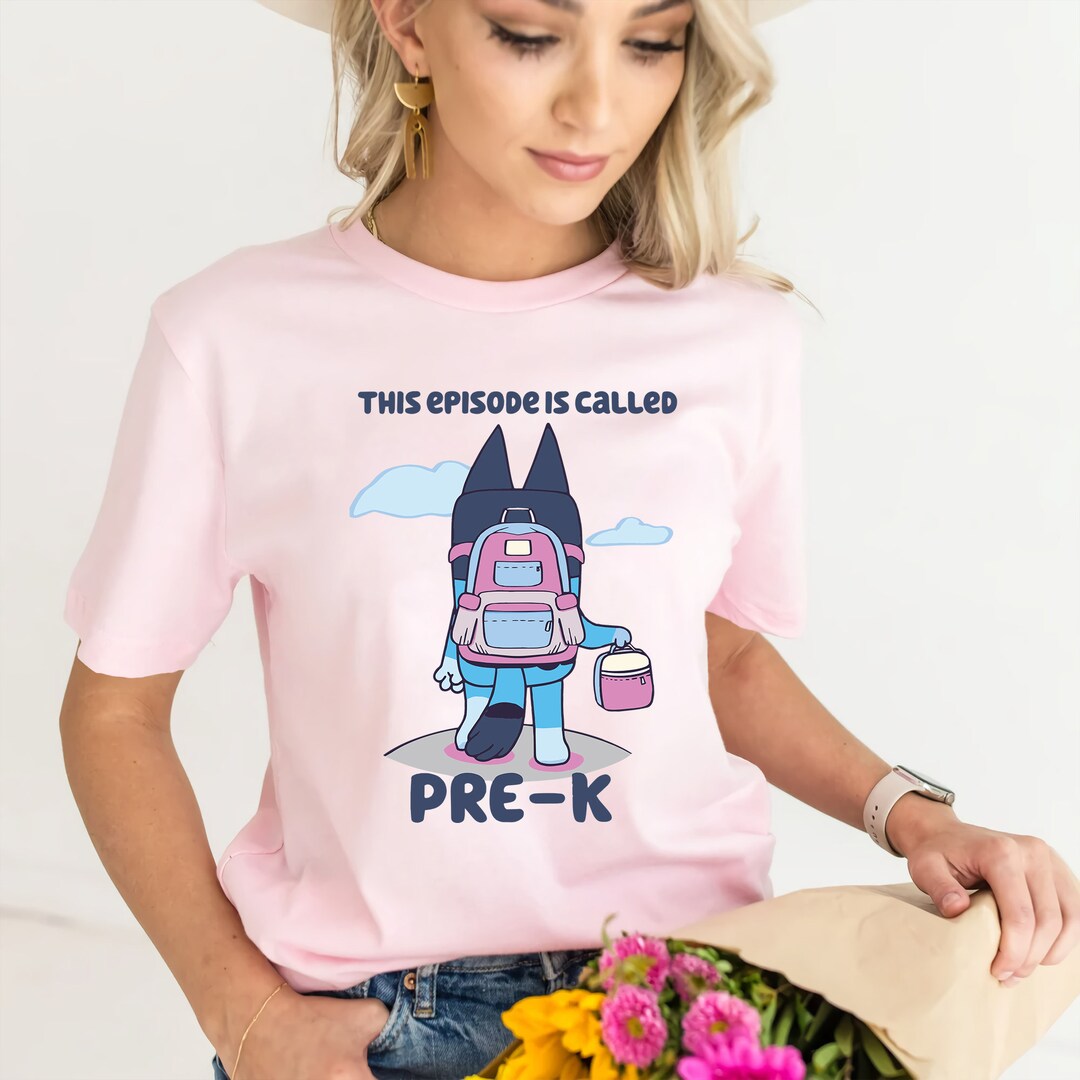 Bluey Back to School Png, This Episode is Called Pre-k Png, Bluey and ...