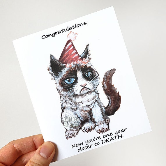 Happy Grumpy Cat Drawing