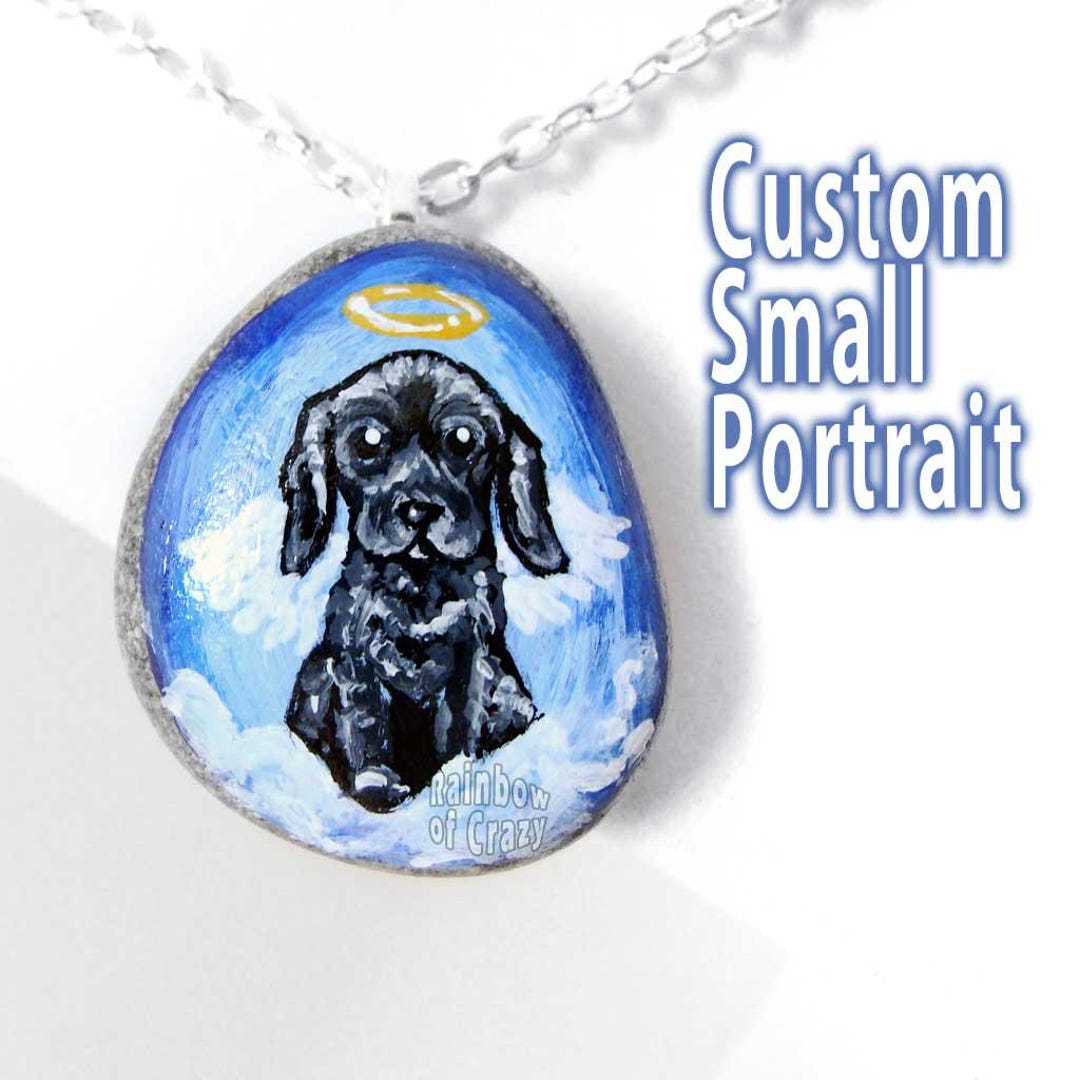 Custom Pet Jewelry, Angel Pet Necklace, Charm Pendant, Personalized ...