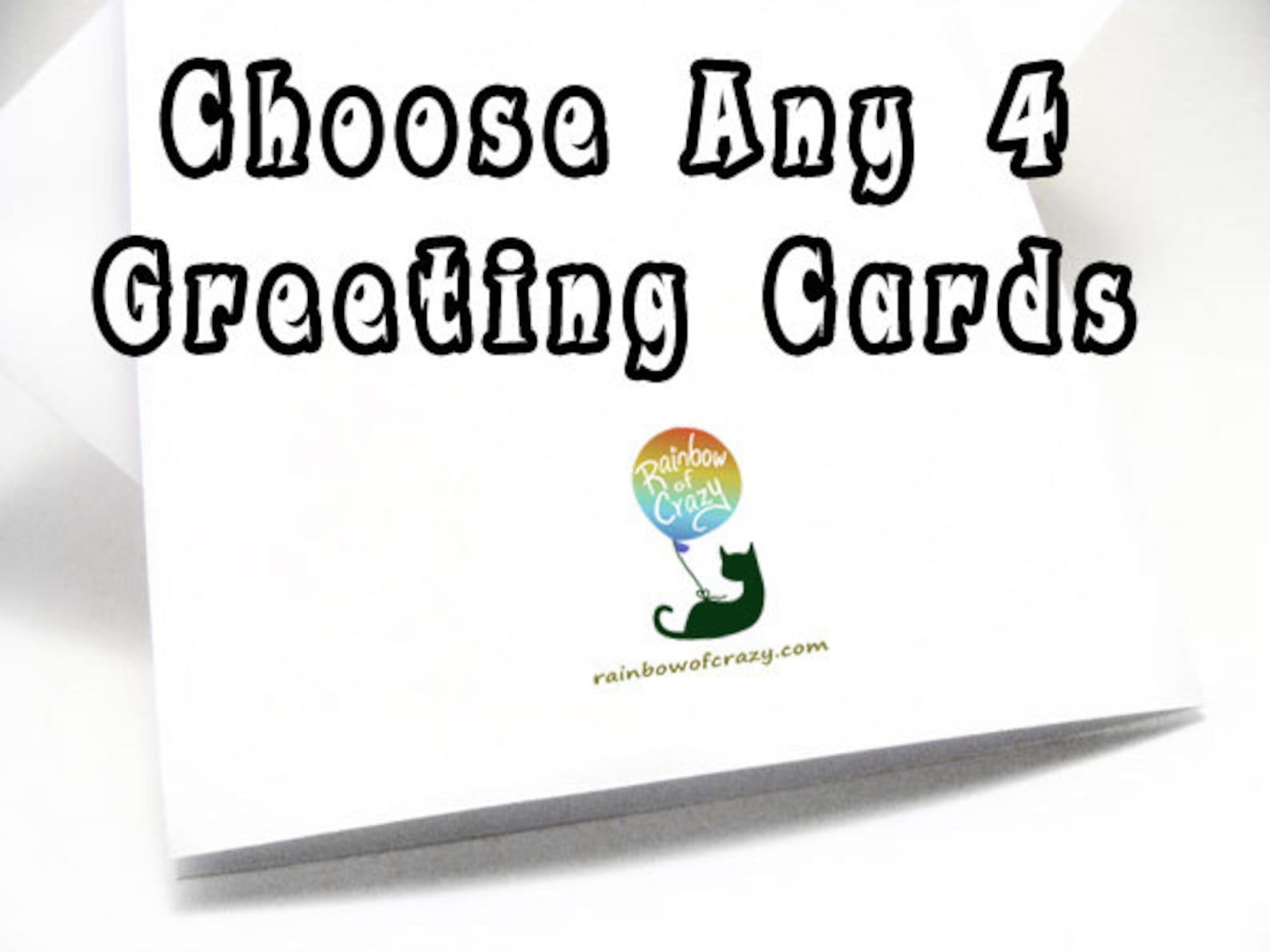 SALE: Set of 4 Greeting Cards Your Choice Any Card Custom - Etsy UK