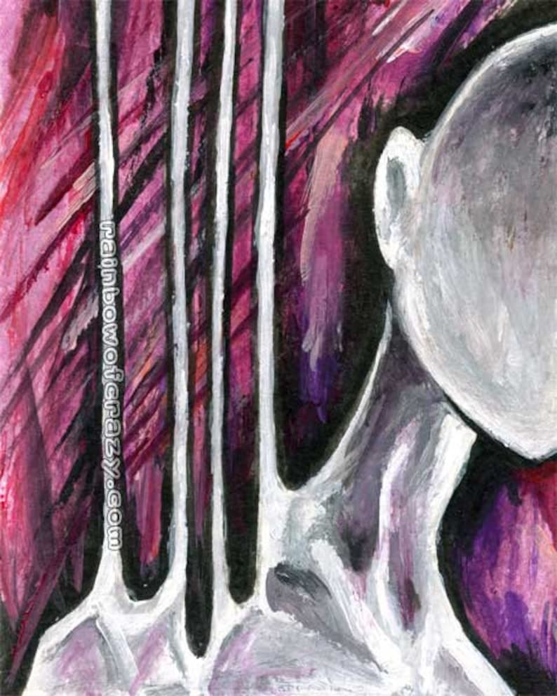 Surreal Print Chronic Pain Fibromyalgia Abstract Wall Art - Etsy