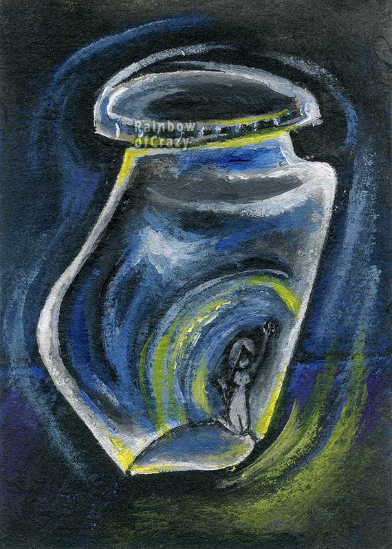 Abstract Depression Art