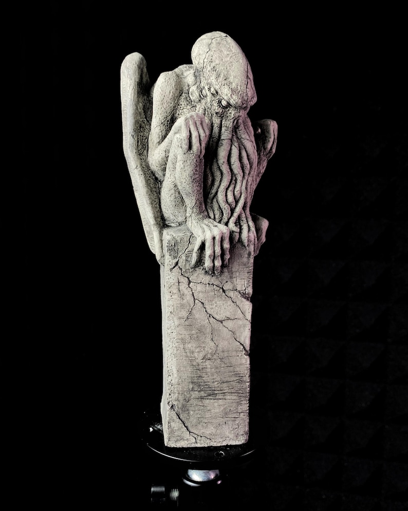 Handmade Cthulhu Idol Lovecraft Sculpture Figurine Eldritch Statue ...