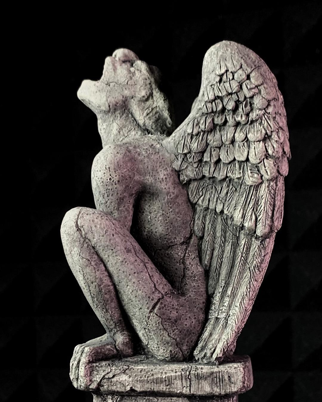 Handmade Gargoyle Figurine Grotesque Monster Chimera Medieval Statue ...
