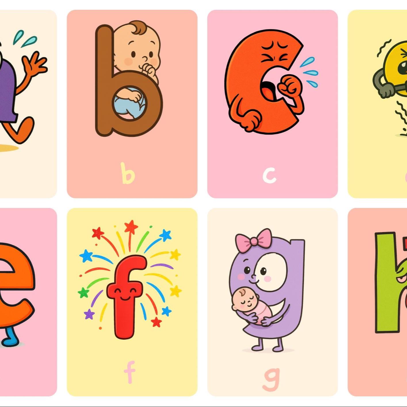 See the Sound! Phonics Flashcards Bundle 88 Cards: Alphabet Cards, CVC ...