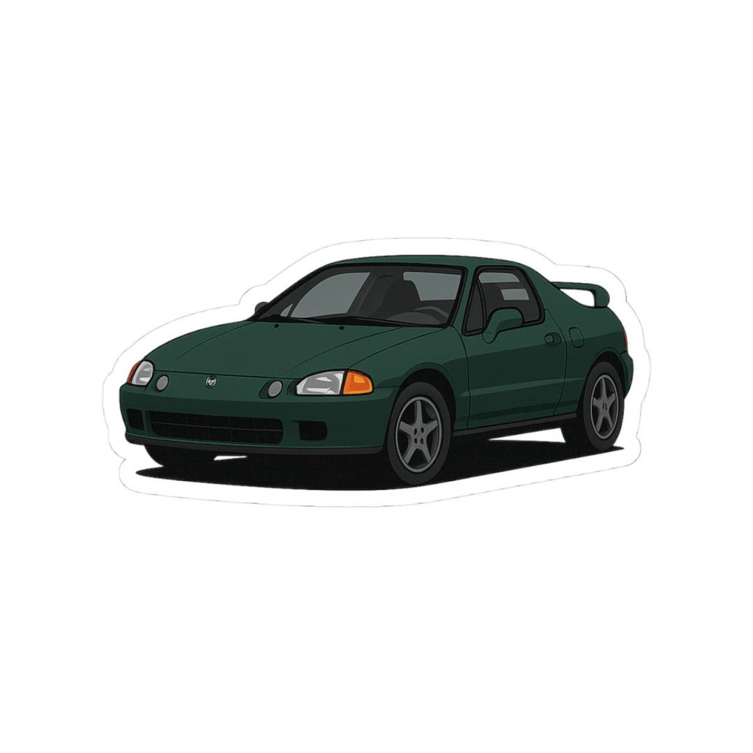 90s Honda Del Sol JDM Sticker, Retro Japanese Tuner Car Vinyl Decal - Etsy