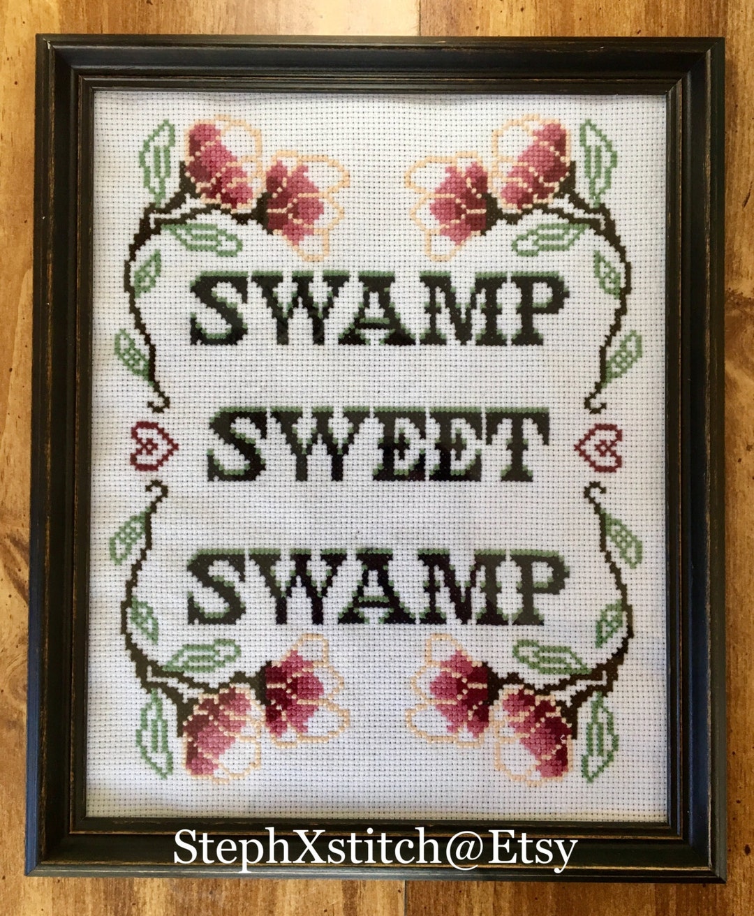 PATTERN Funny Cross Stitch Swamp Sweet Swamp Home Decor Southern ...