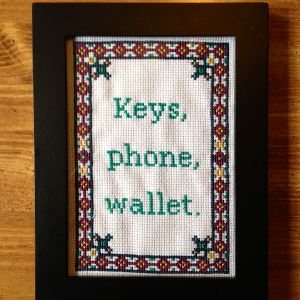 Keys Phone Wallet Sign - Etsy
