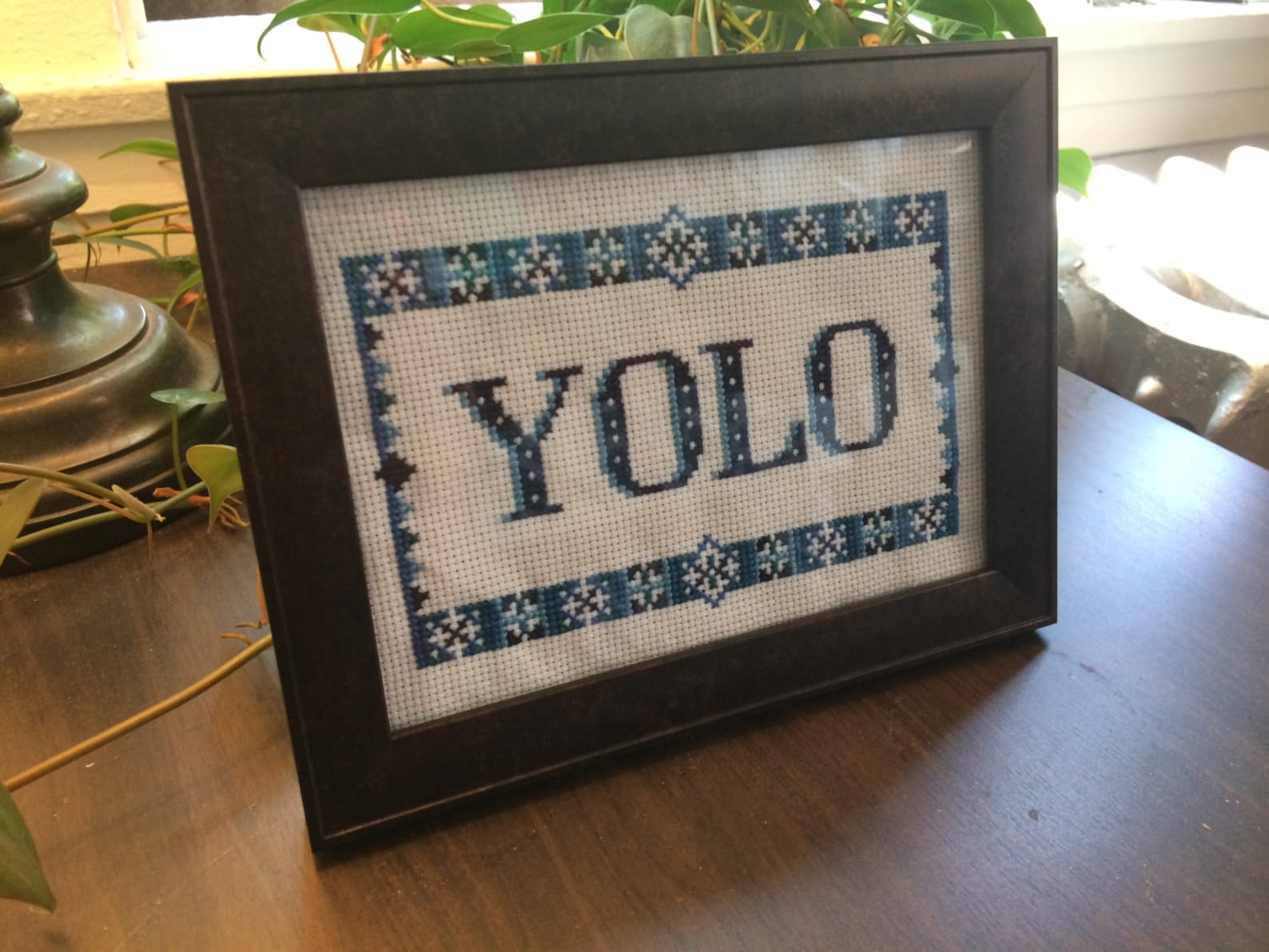 PATTERN YOLO You Only Live Once Instant Download Cross Stitch - Etsy