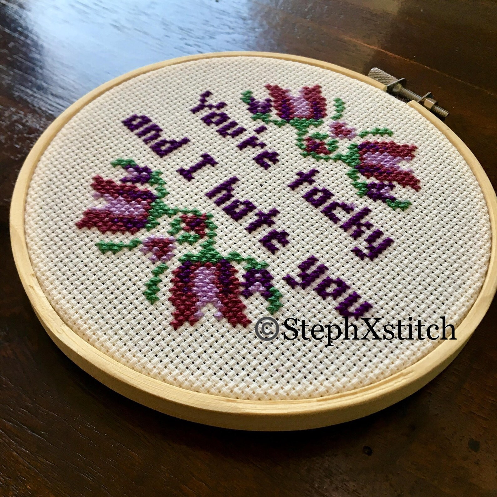 PATTERN You're Tacky and I Hate You Cross Stitch Funny - Etsy