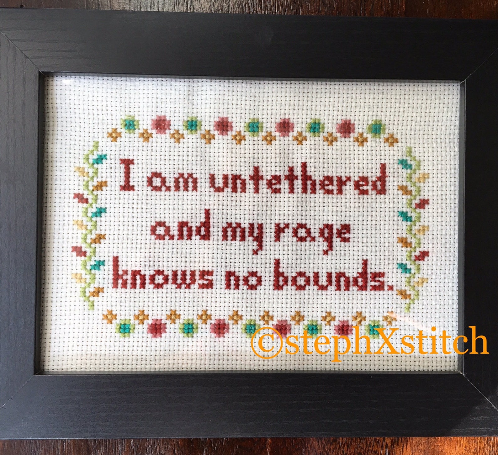 PATTERN Always Sunny I Am Untethered and My Rage Knows No | Etsy