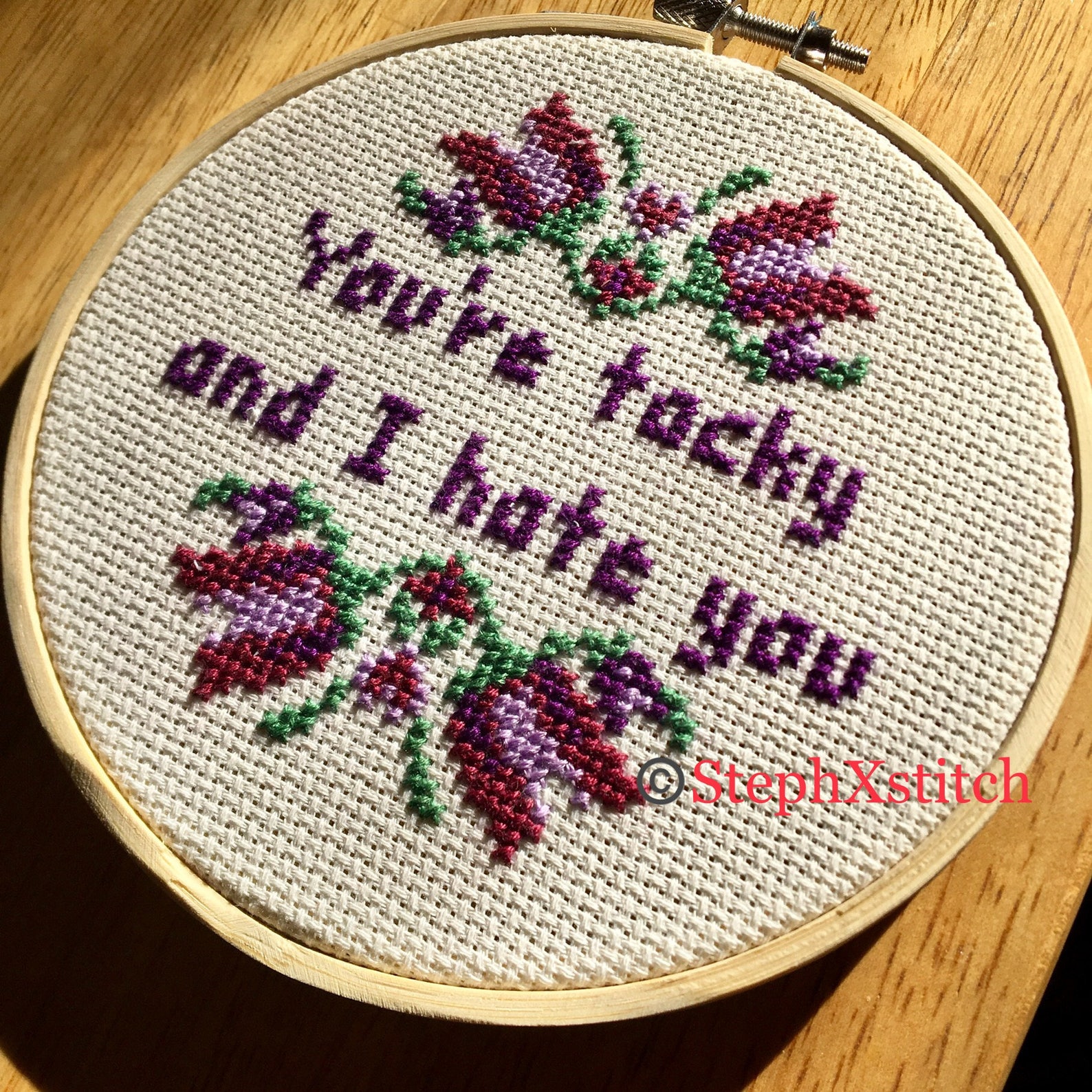 PATTERN You're Tacky and I Hate You Cross Stitch Funny - Etsy