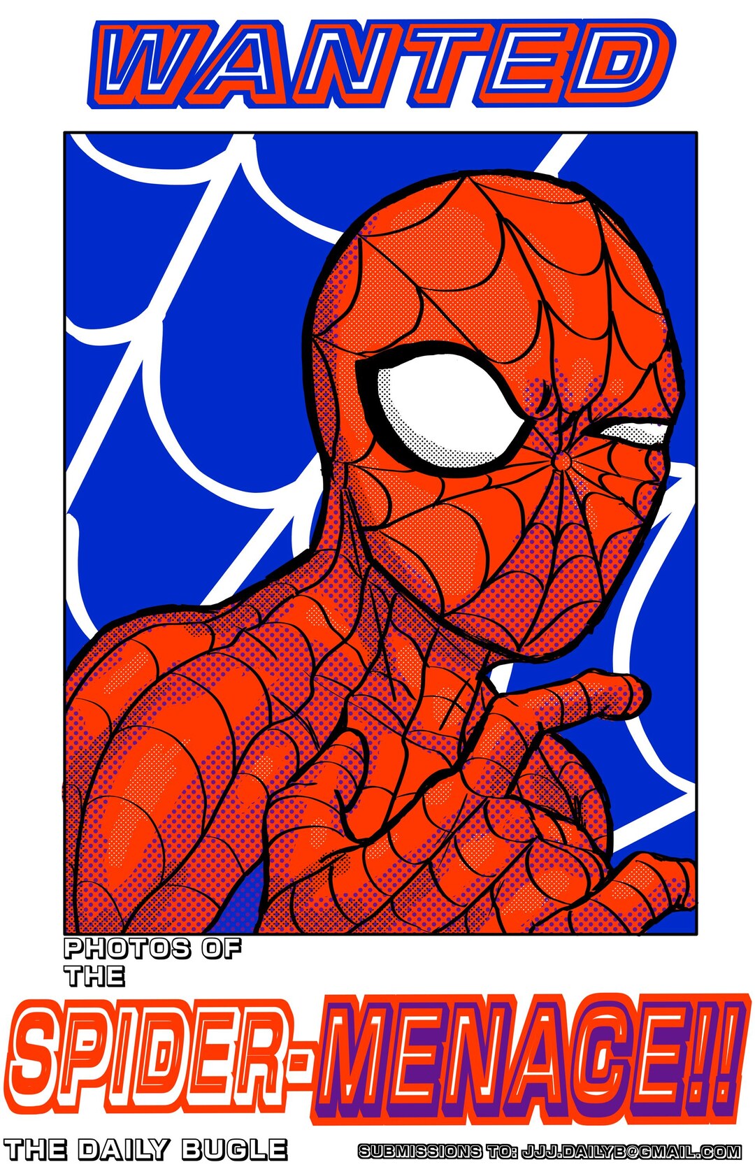 Spider-man Wanted Poster| Comic Style Marvel Illustration Drawing - Etsy
