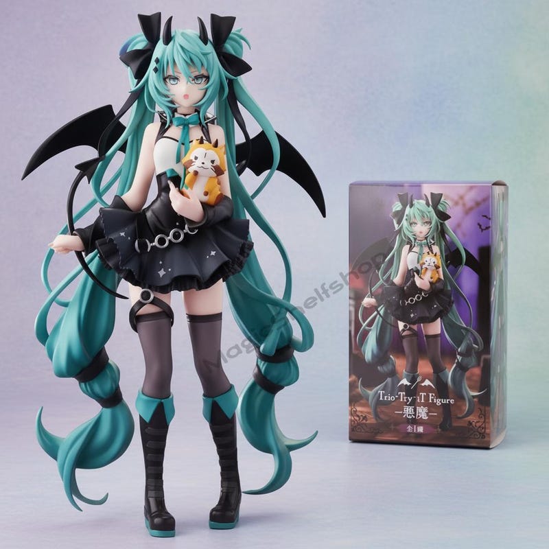 Hatsune Miku Doll Figure - Etsy