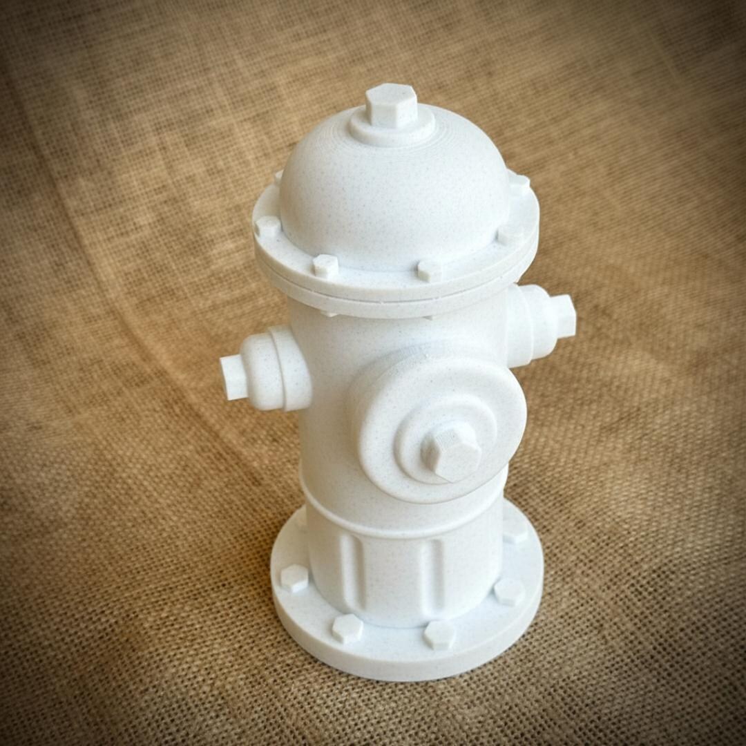 White Concrete Fire Hydrant Statue Garden Decoration Front Door Hydrant ...