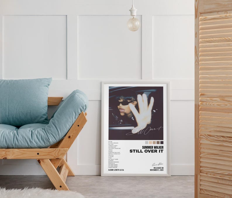 Summer Walker Still Over It Album Poster | Trendy Music Icon Signed ...