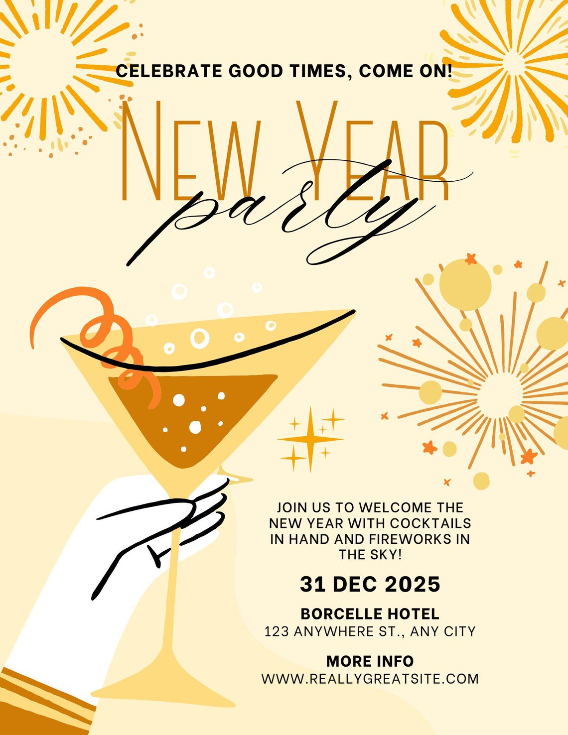 2026 Newyear Invitation! Editable on Canva - Etsy