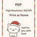 Christmas Santa Coloring Page, Holiday Printable, Christmas Activity ...