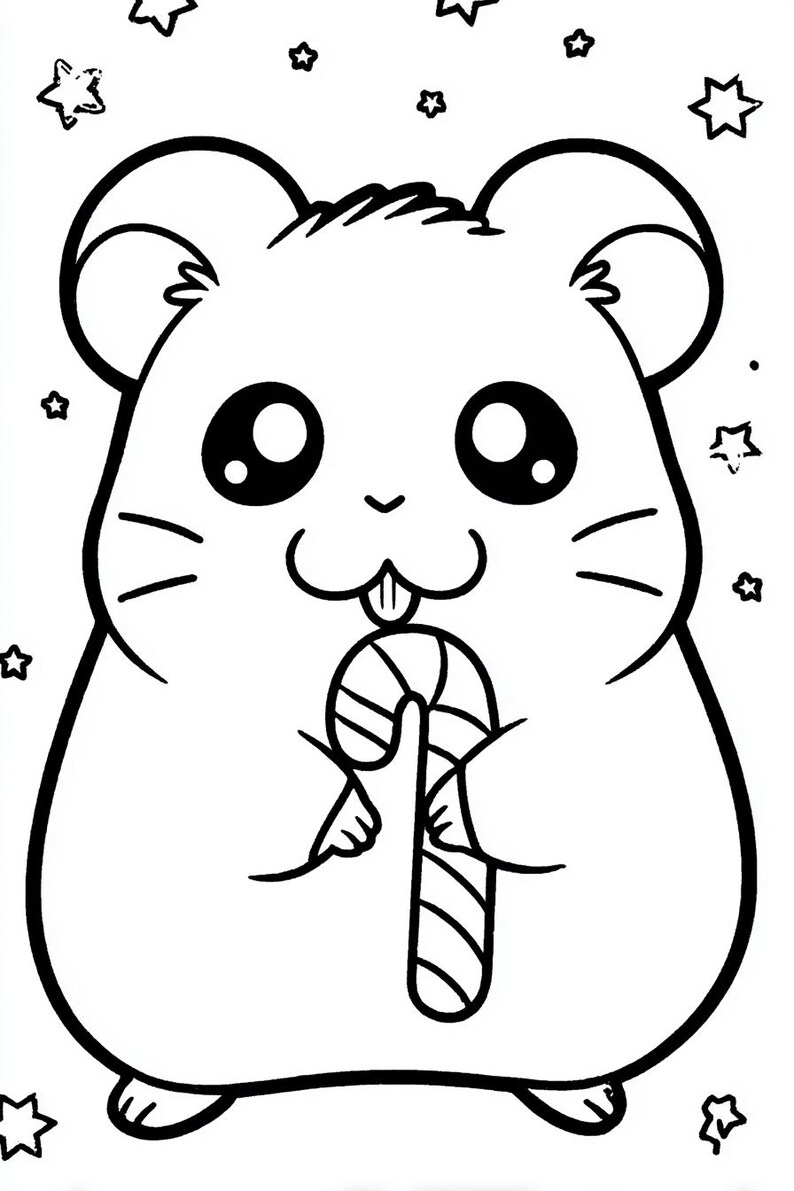 12 Holiday Animal Coloring Pages for Kids - Etsy