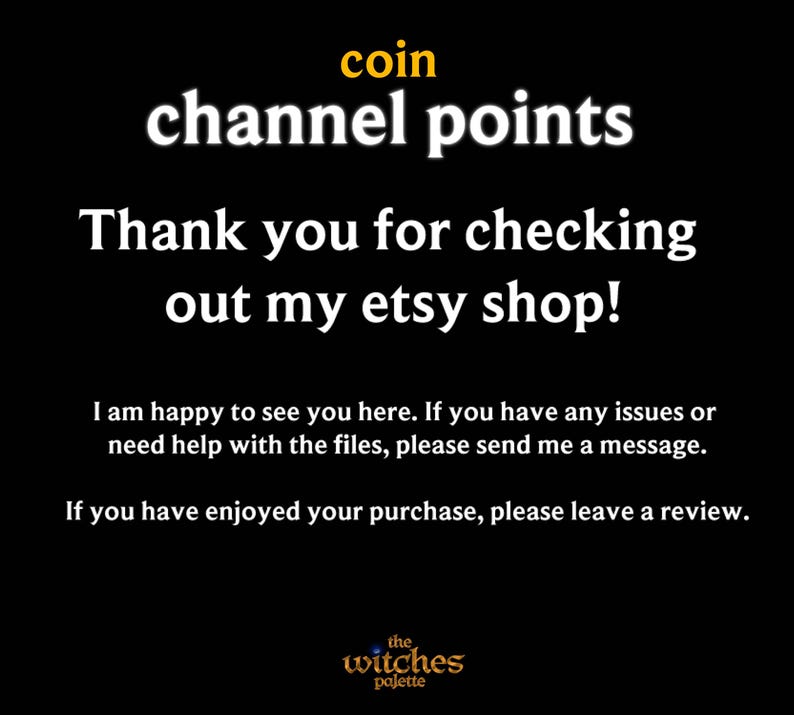 Question Mark Coin Channel Points - Etsy