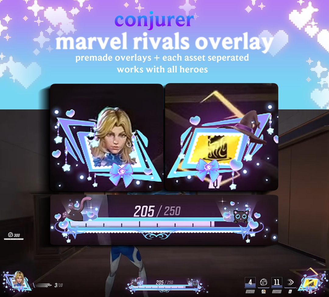 Conjurer Marvel Rivals Overlay | Customizable Marvel Rivals Game ...